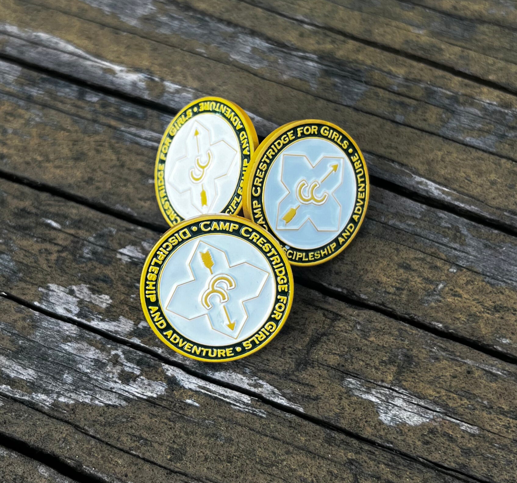 CC Enamel Logo Pin – Ridgecrest Summer Camps Store